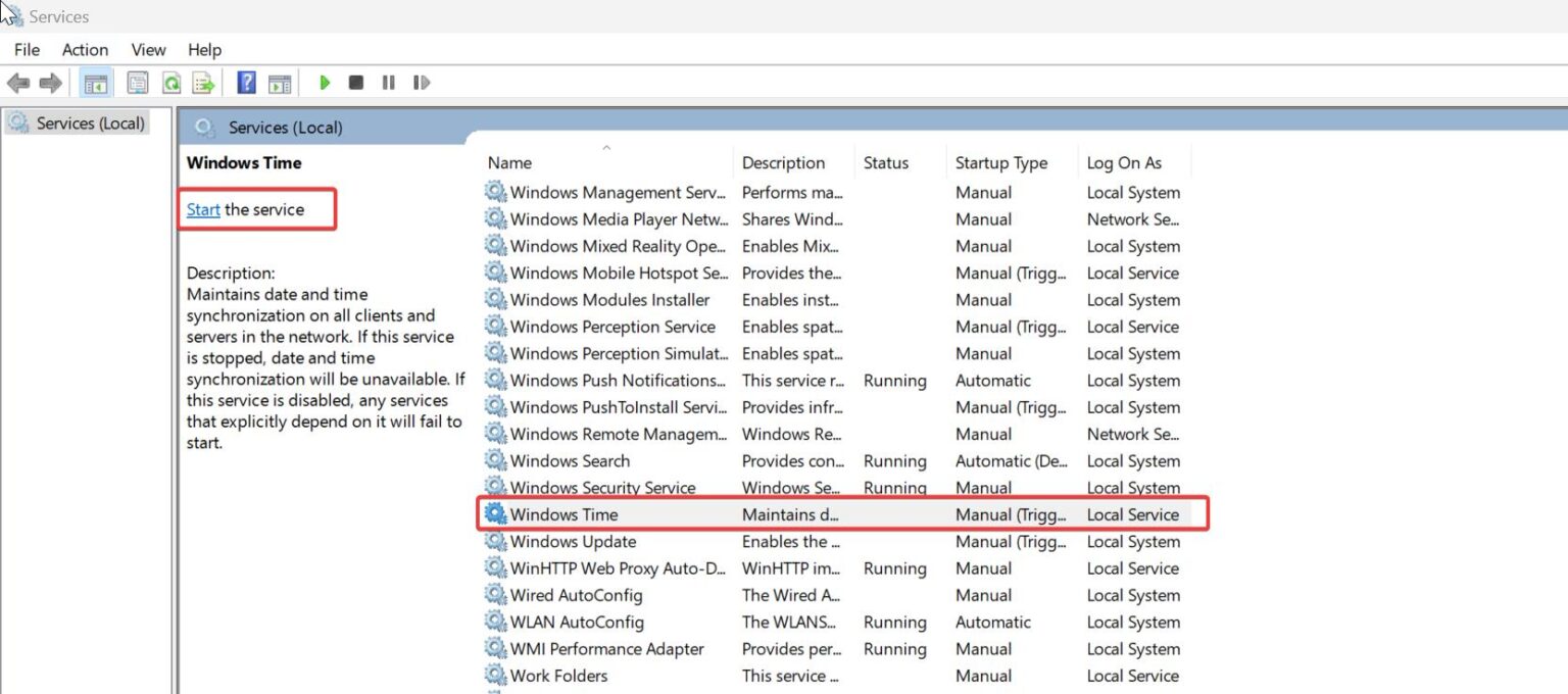 Fix Time Synchronization failed error in Windows 11/10 - Technoresult