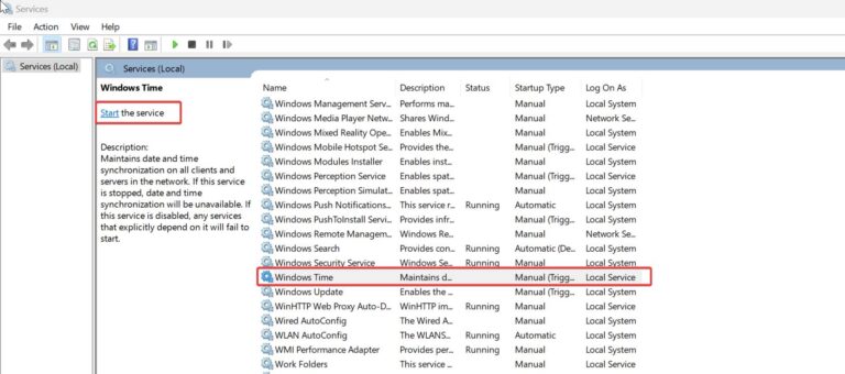 Fix Time Synchronization failed error in Windows 11/10 - Technoresult