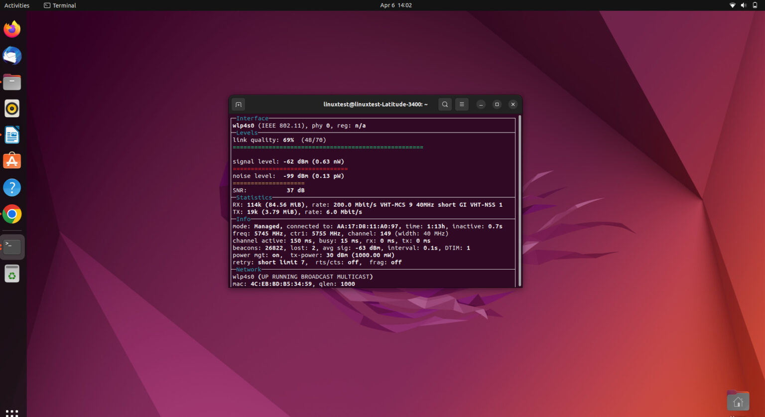 How to check Wi-Fi Signal strength using Terminal in Linux? - Technoresult