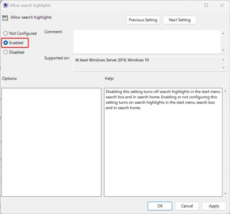 Fix Show Search Highlights option is greyed out issue in Windows 11/10 ...