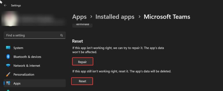 Fix Microsoft Teams app not opening in Windows 11 - Technoresult