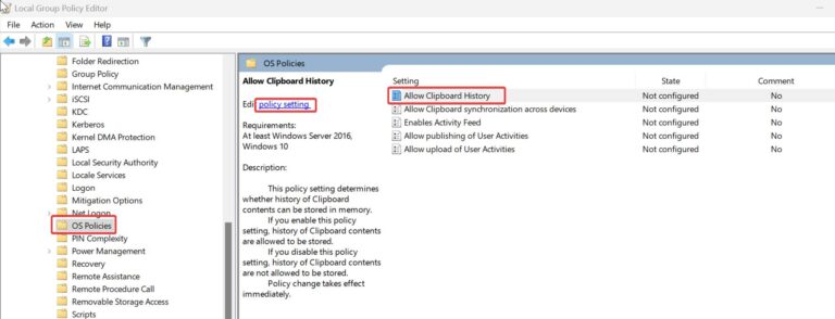 How to disable Clipboard in Windows 11? - Technoresult