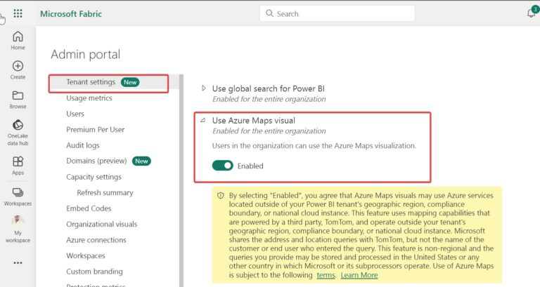 Fix Map And Filled Map Visuals Arent Enabled For Your Org In Power Bi Technoresult