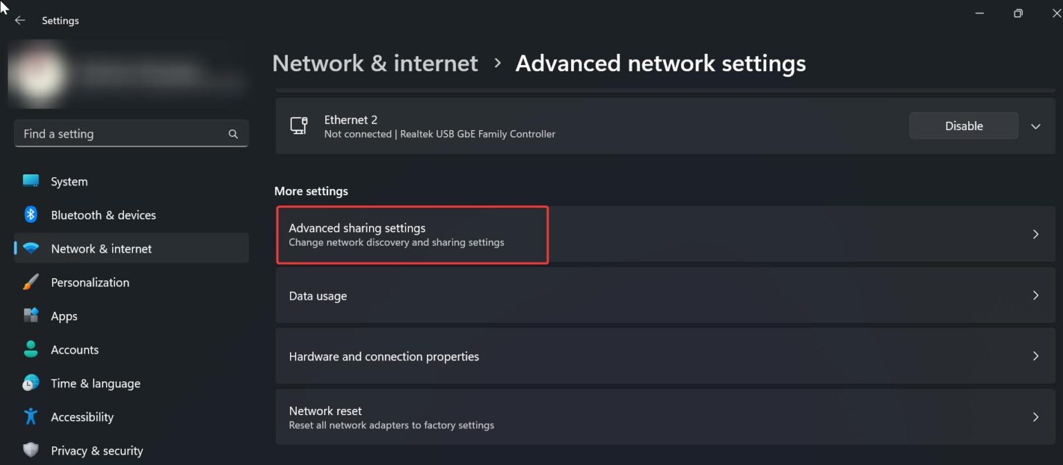 How to Disable Password Protected Sharing in Windows 11/10? - Technoresult