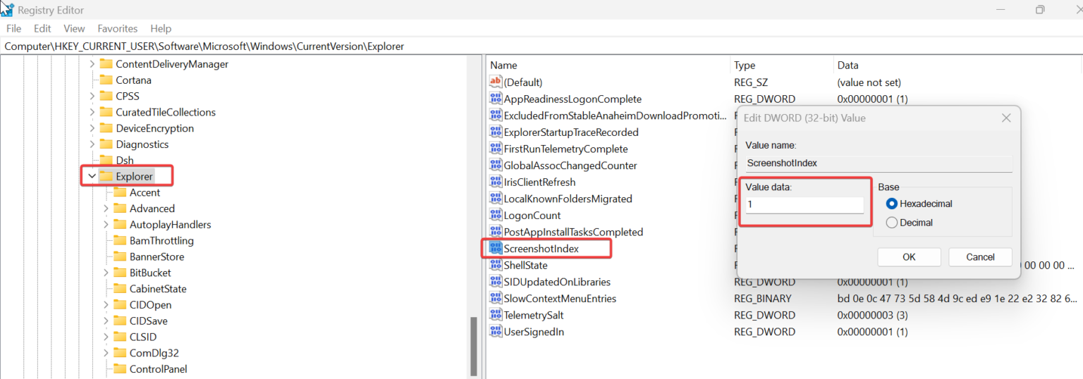 How to reset screenshot numbering in Windows 11? - Technoresult