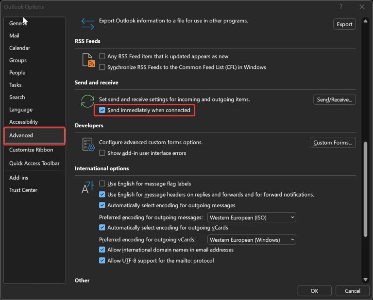 Fix Outlook Emails stuck in Outbox Folder on Windows 11/10 - Technoresult