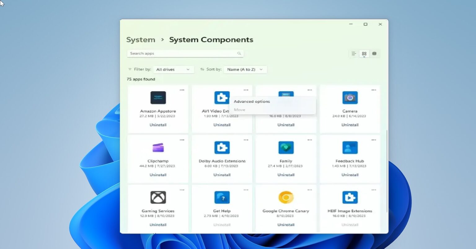 How to Enable new System Components page in Windows 11 Settings ...