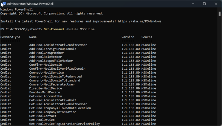 How To Install Msonline Powershell Module In Windows 11 Technoresult 6563
