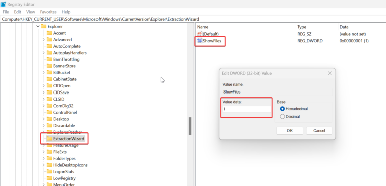 Fix Show Extracted Files when Complete option missing in Windows 11 ...