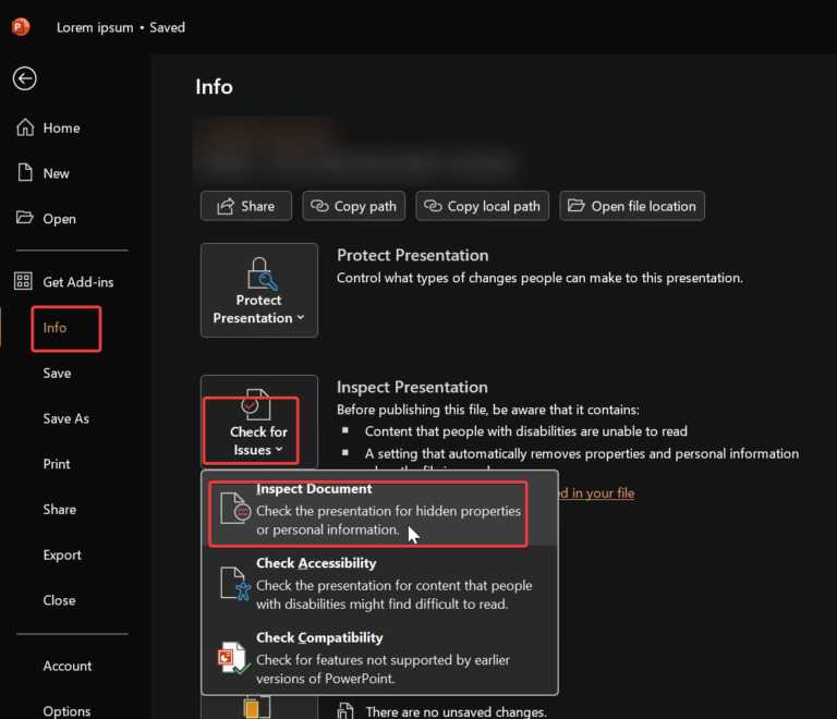 Fix Mention Was Removed Issue In Powerpoint Technoresult 