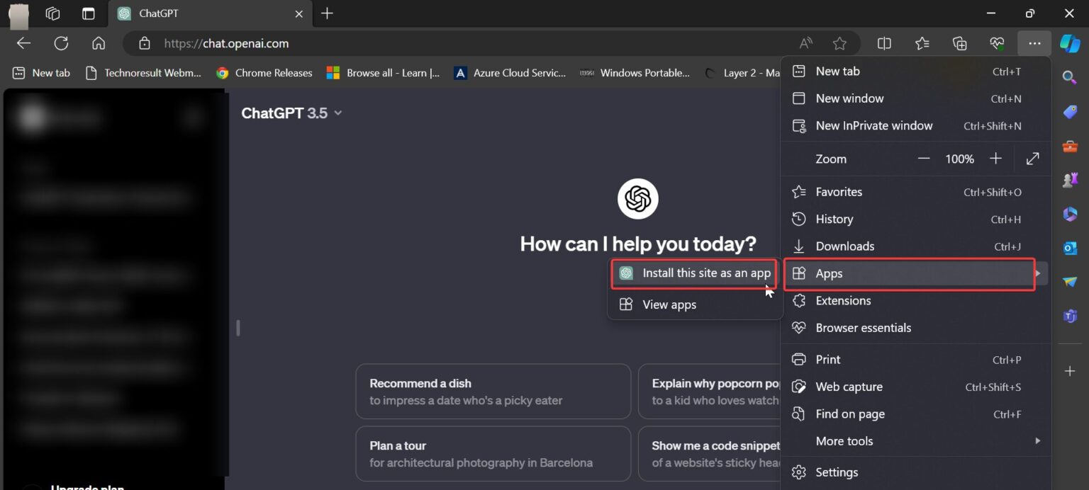How to Install ChatGPT as an App in Windows 11? - Technoresult