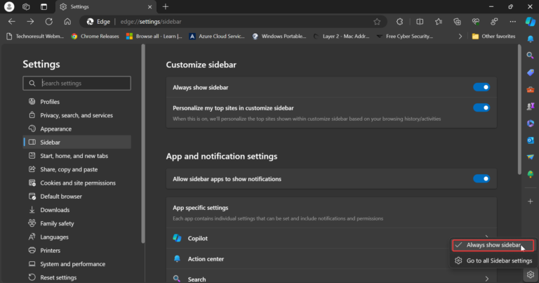 How to Remove Sidebar in Edge on Windows 11? - Technoresult