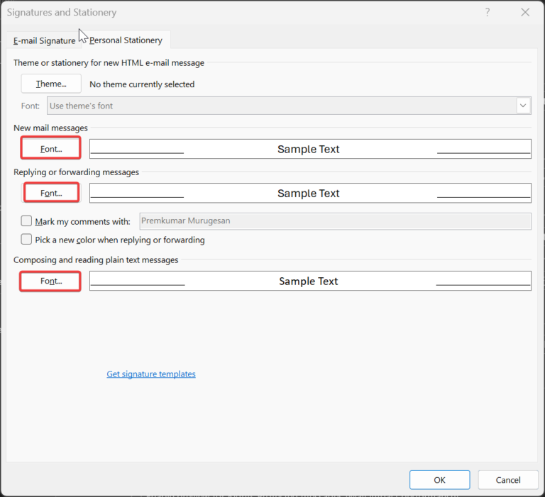 Fix Outlook fonts have changed automatically in Reading Pane - Technoresult