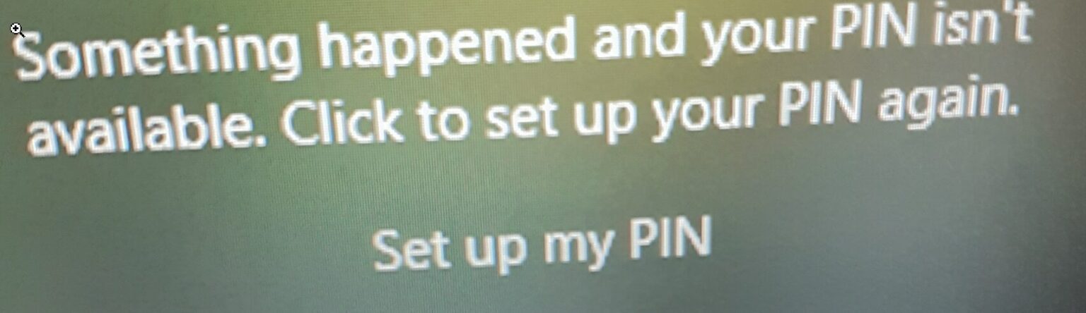 Fix your PIN isn’t available error code 0x80090016 in Windows 11 ...
