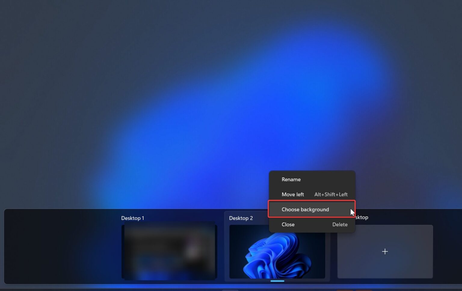 How to change Desktop Background in Virtual Desktop on Windows 11 ...