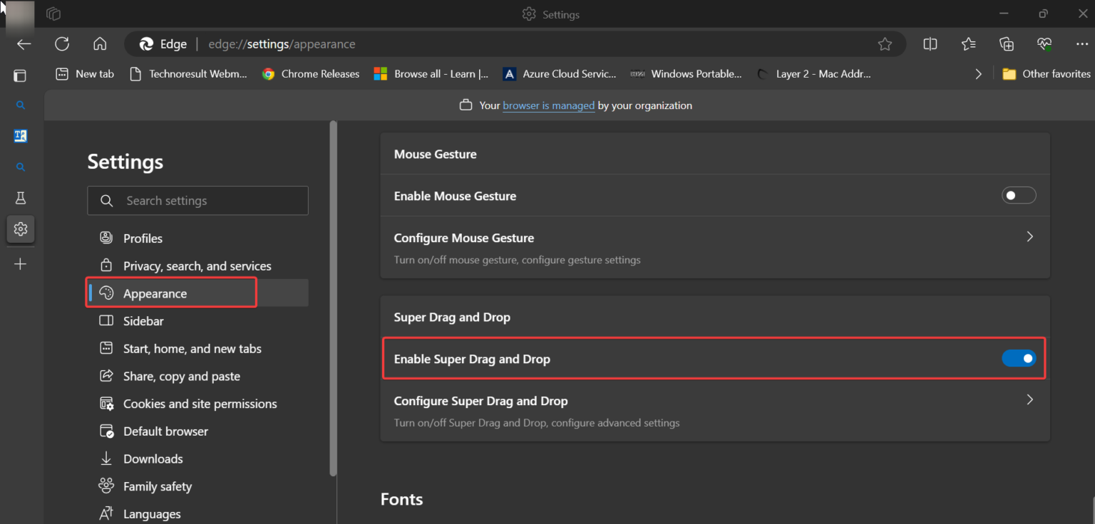 How to Enable Super Drag and Drop mode in Microsoft Edge? - Technoresult