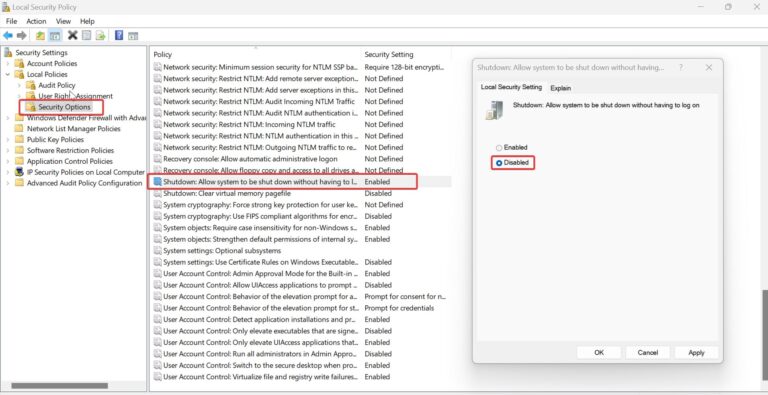 How to Hide Power button on Login Screen in Windows 11? - Technoresult